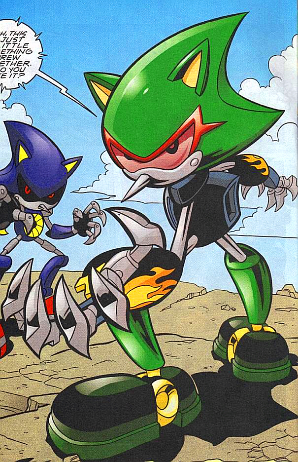 Metal Scourge - Mobius Encyclopaedia - Sonic the Hedgehog Comics Metal Scourge - Mobius Encyclopaedia - Sonic the Hedgehog Comics