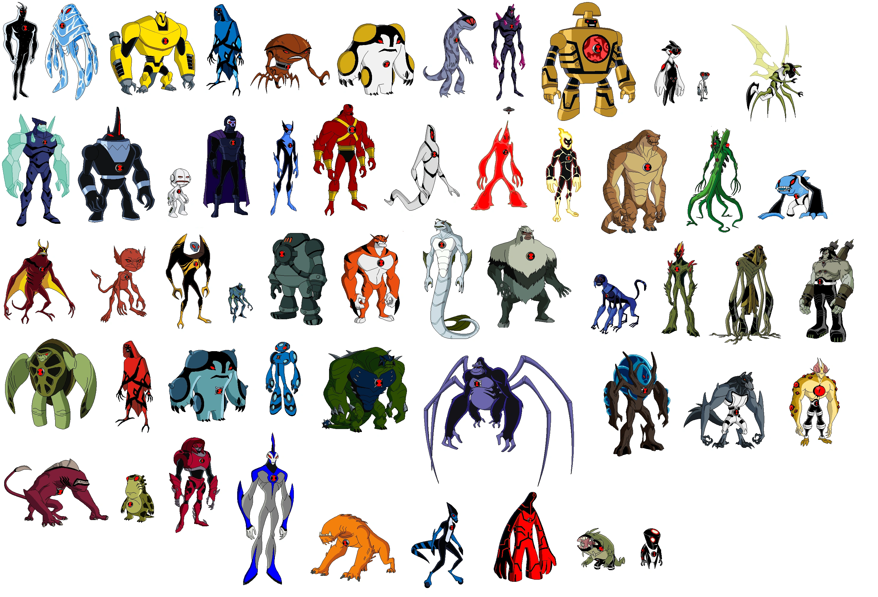Les Personnages De Ben 10 Ultimate Alien