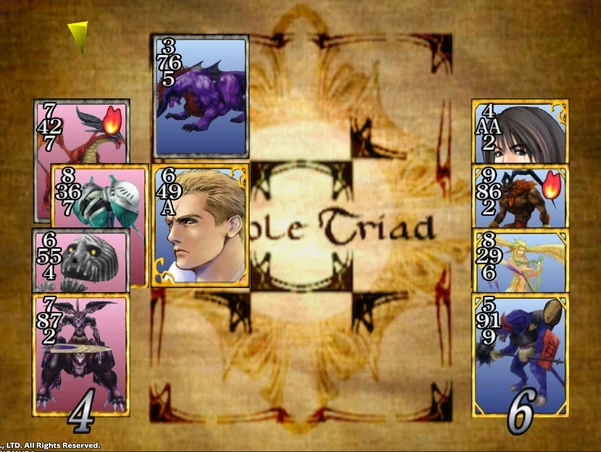 Final Fantasy VIII Triple Triad Cards Quiz - By GenesisRhapsodos