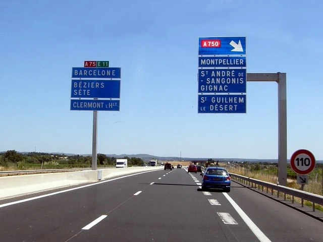 Autoroute française A75 (Itinéraire) - WikiSara