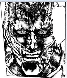 Raoh vs psycho-Jukei
