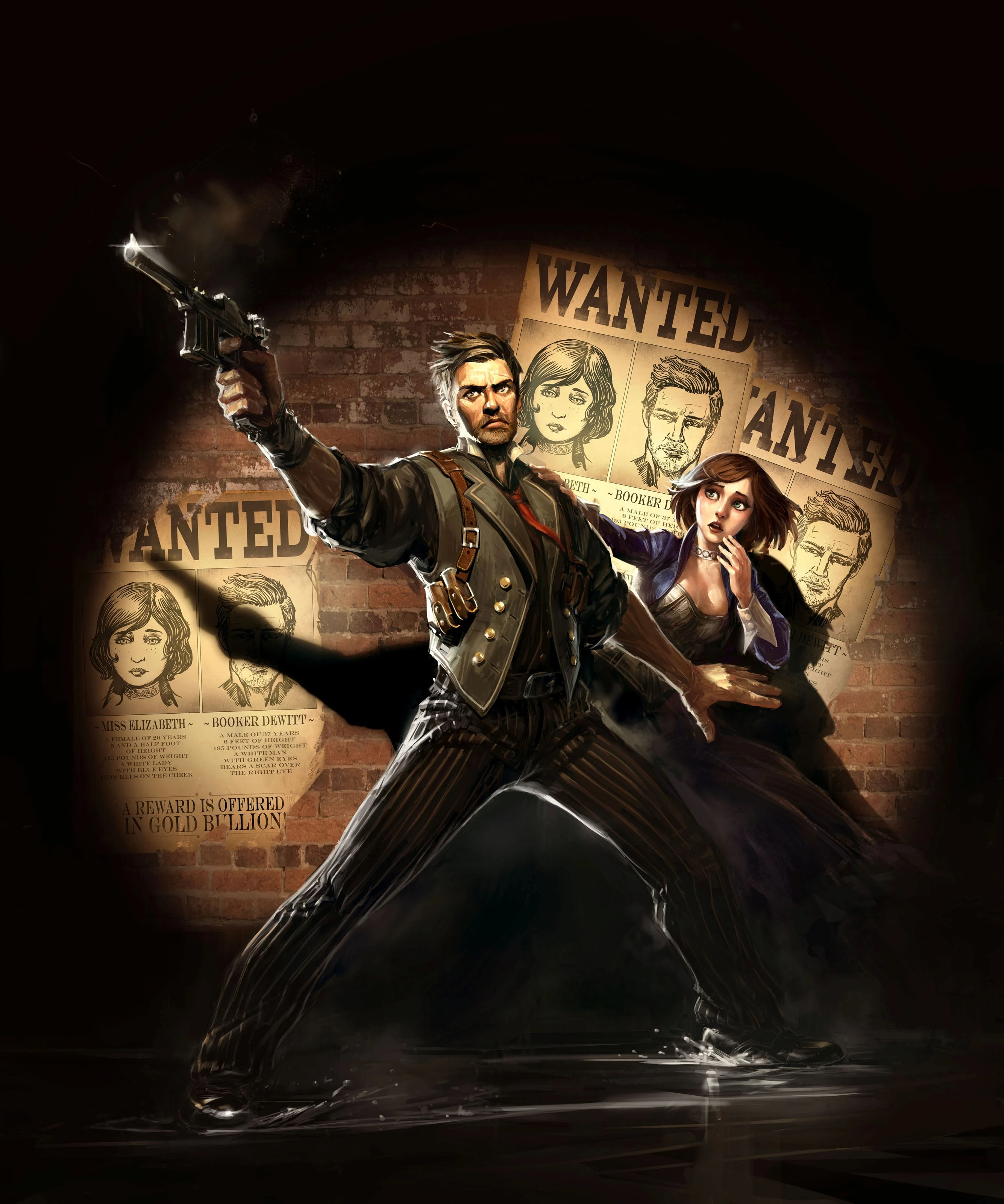 I thought it was about time I made some fanart for BioShock Infinite ...