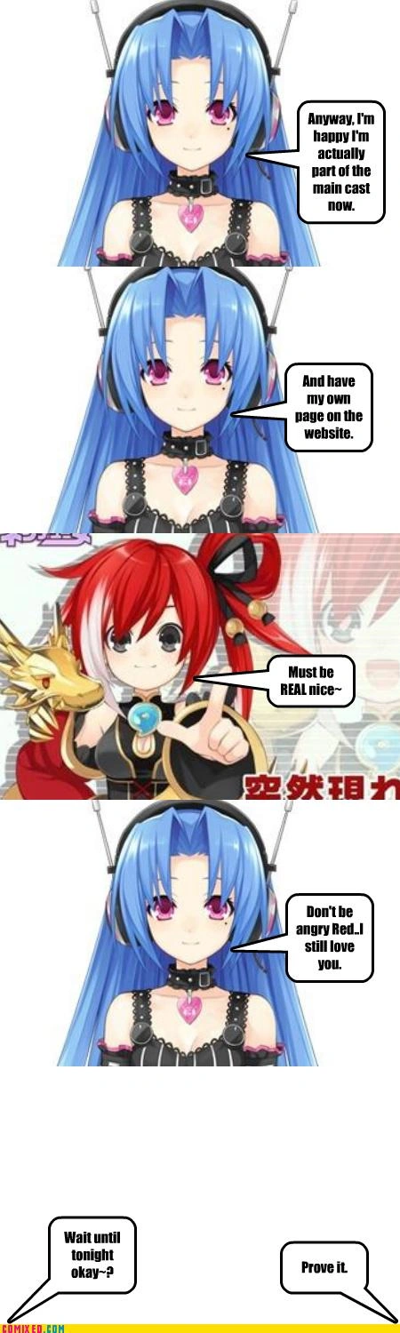 Red (fanart) - Hyperdimension Neptunia Wiki