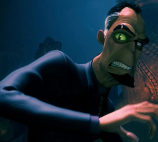 Dr. Calico - Bolt | Disney villains, John travolta, Chris williams