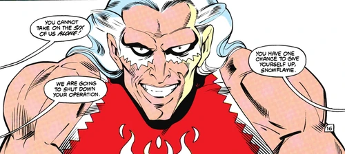 Snowflame (New Earth) - DC Comics Database