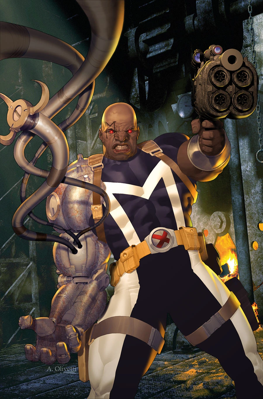 Bishop by Ariel Olivetti * | Marvel n dc, Comics, Comic books