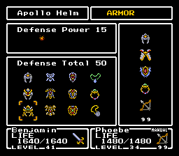 What are some games that have equipment upgrade menus like these ...