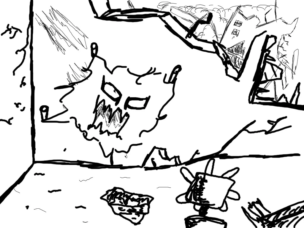 The Rake Creature Vs Slenderman