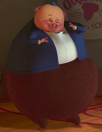 Cerdito Runt Benjamón Amigo De Chicken Little Peluche $ 210.0 - A-NA TOYS