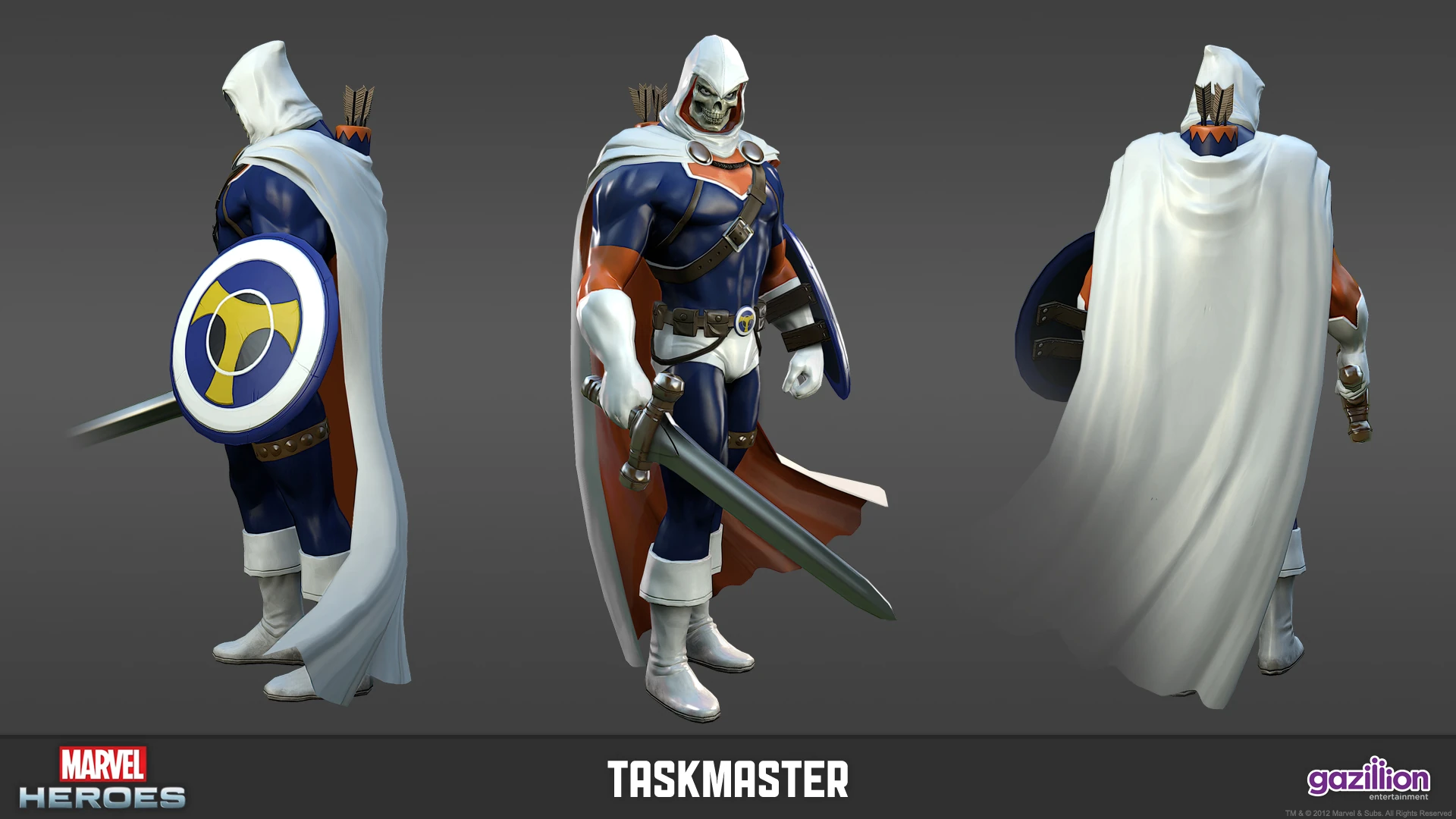 Image - ModelSheet Taskmaster.jpg - Marvel Heroes Wiki