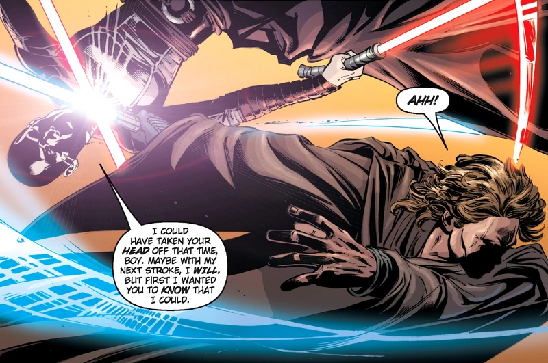 How Anakin got his scar. : r/StarWars